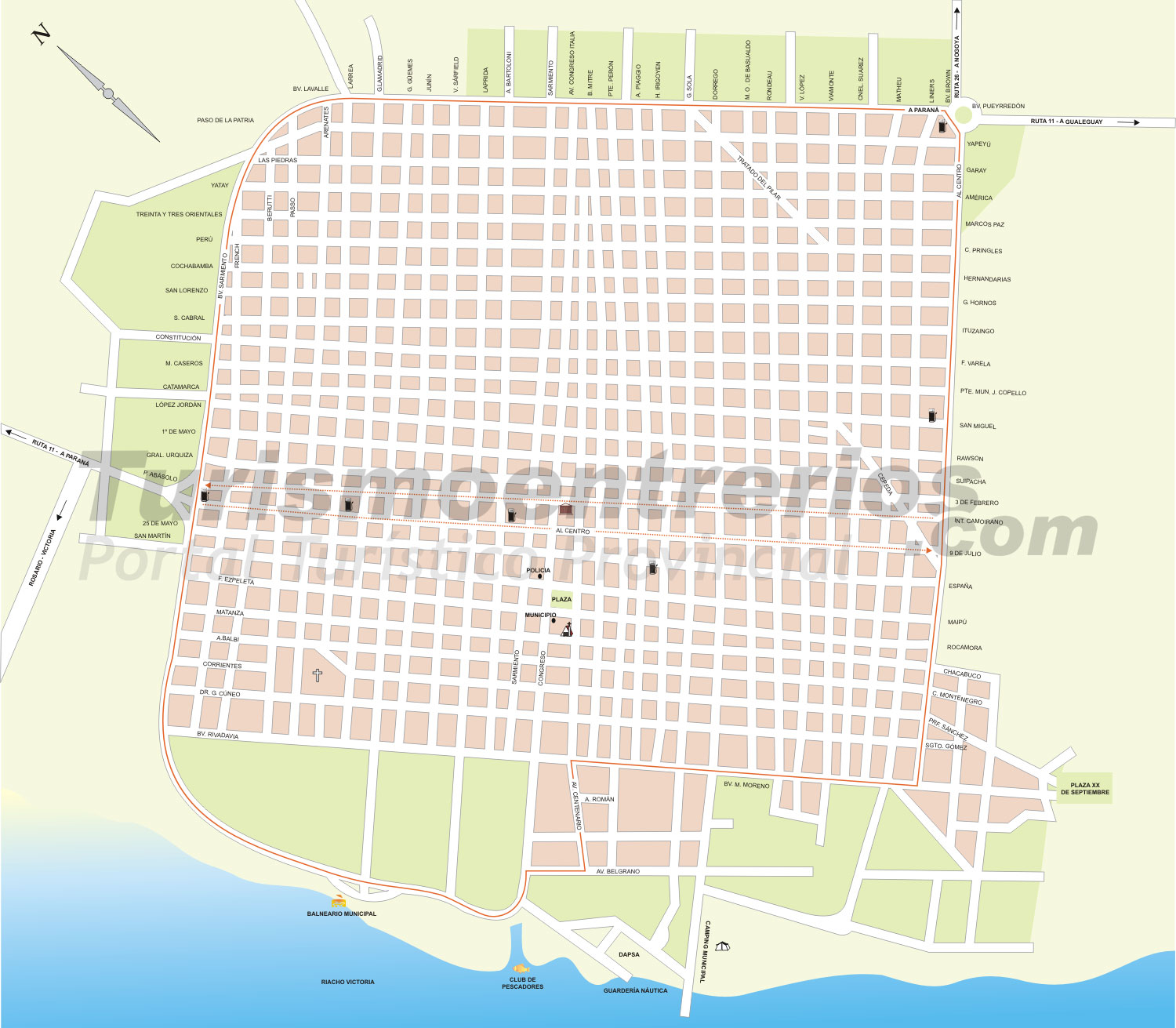 PLANO DE LA CIUDAD